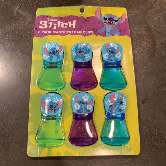 Disney | Kitchen | Disney Stitch Magnetic Chip Bag Clips | Poshmark